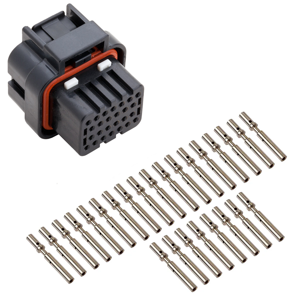 26 WAY, KEYWAY 4, SOLID CONTACTS, HOLLEY J4 CONNECTOR