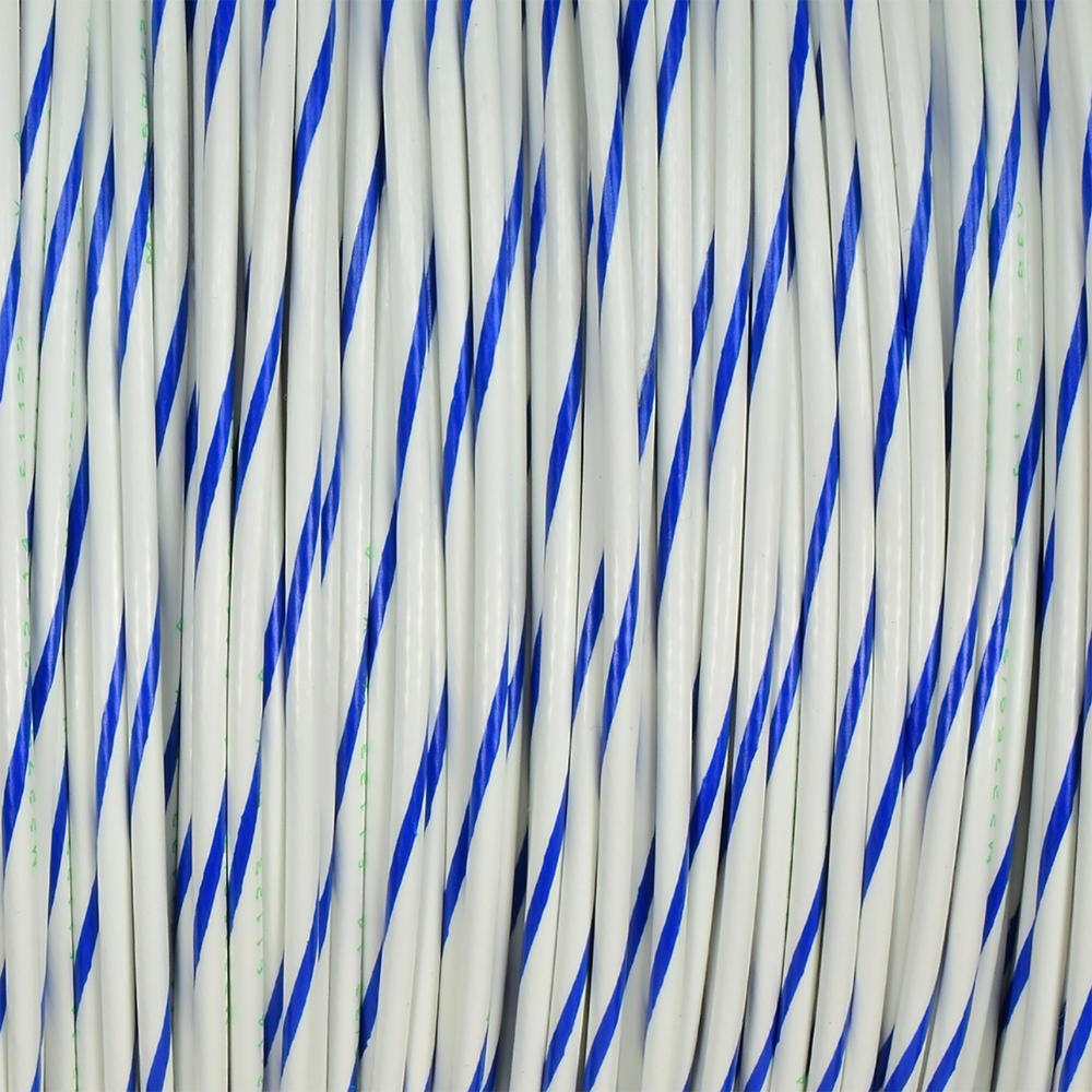 M22759/32-14-GA-WHITE-BLUE STRIPED TEFZEL WIRE IN STOCK
