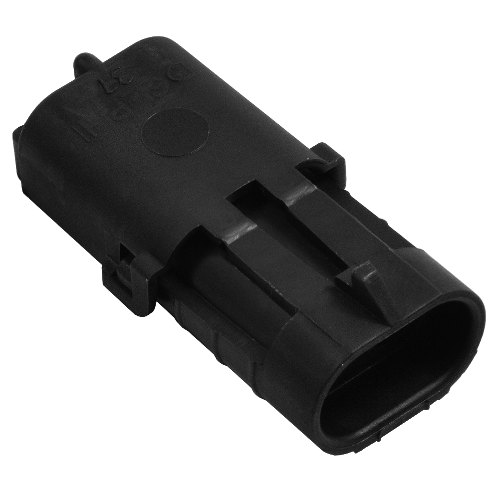 Delphi 12010973 Male 2-Contact Shroud Half Weather Pack Connector | In ...