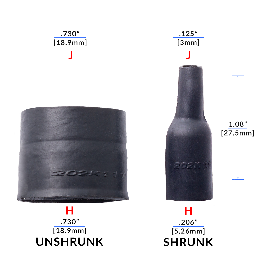 REDUCED BODY SHRINK BOOT