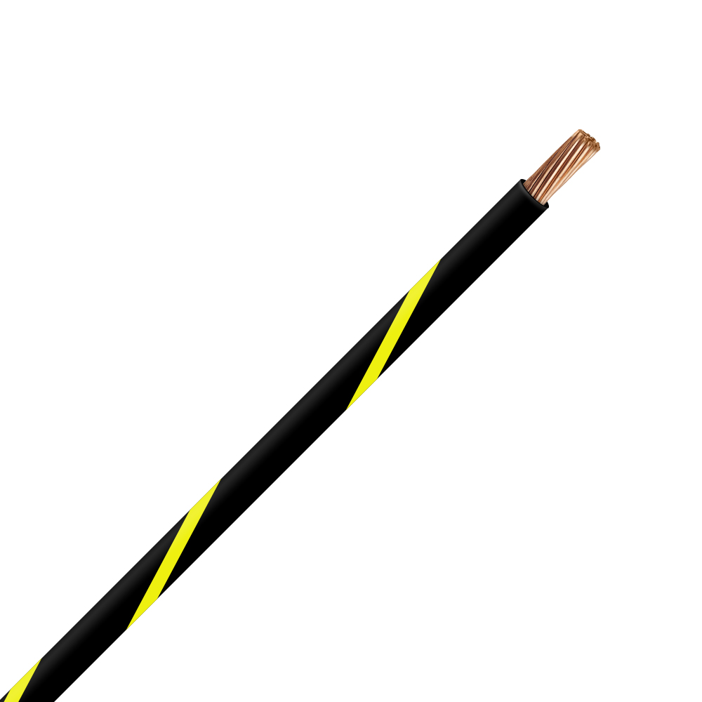 TXL 16 BLACK/YELLOW STRIPED WIRE