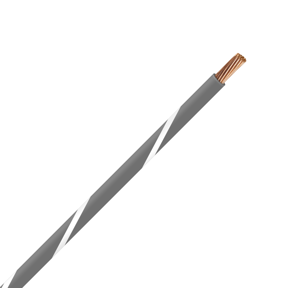 TXL 22 GRAY/WHITE STRIPED WIRE