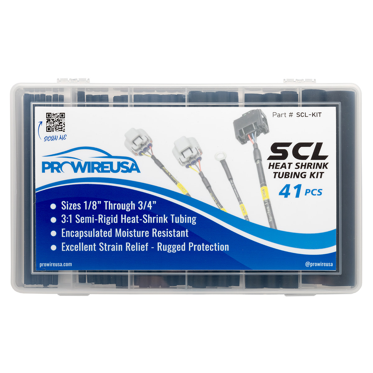 Raychem SCL-KIT Encapsulated Tubing Kit | 20.5ft (41 pcs) | Moisture ...