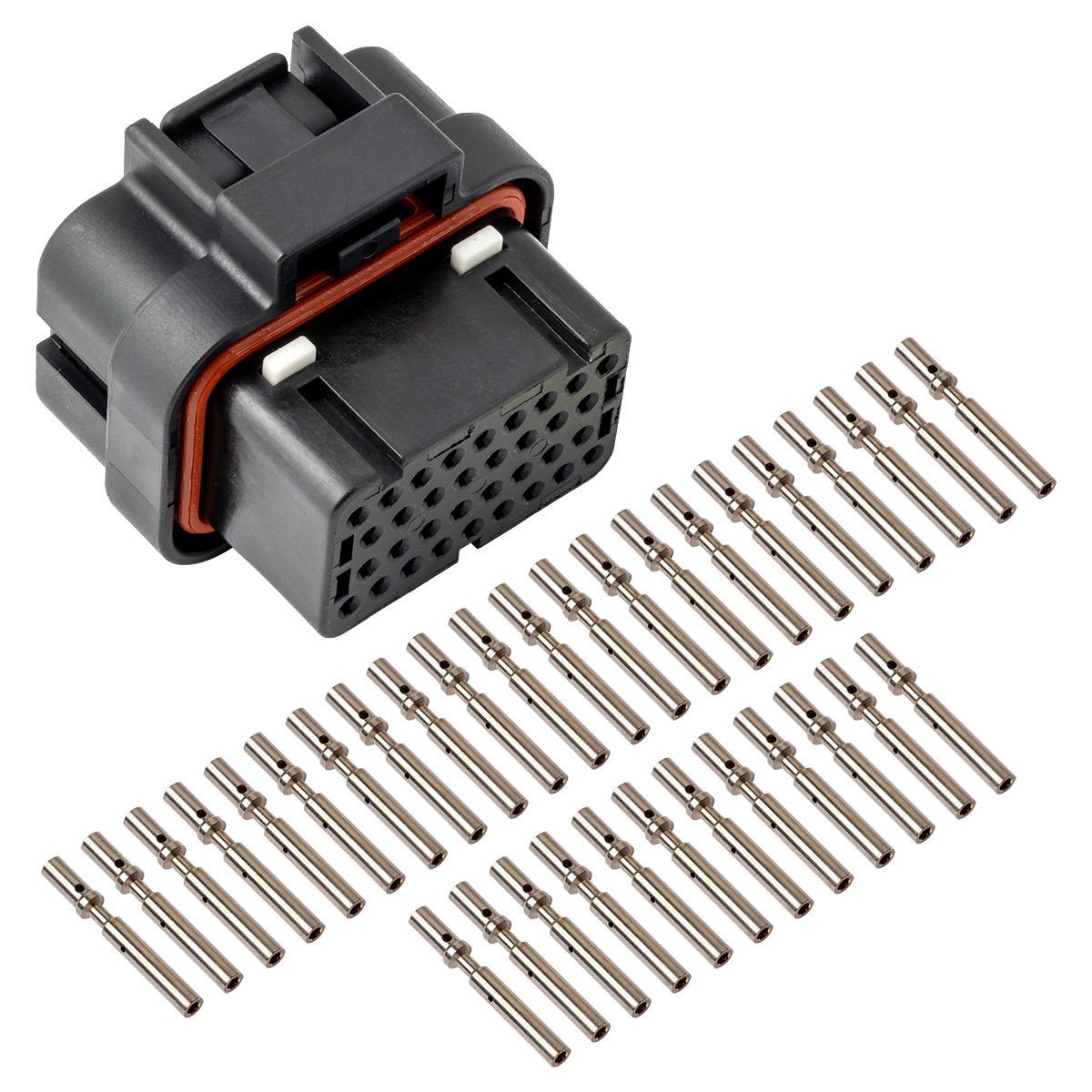 COMPLETE 34 WAY CONN KIT SOLID CONTACTS